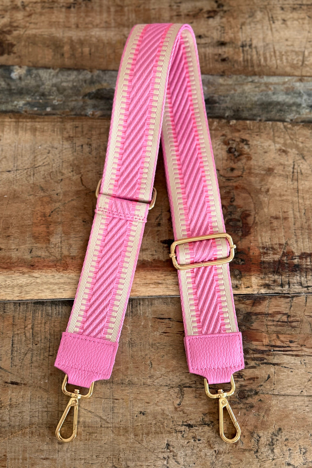 Laukun olkahihna, baby pink stripe – BYPIAS