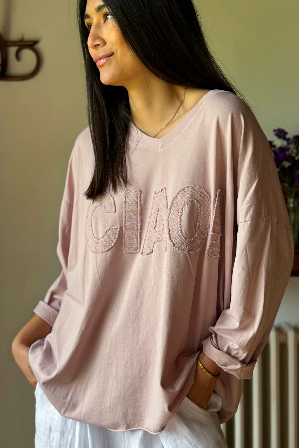 Ciao pusero, light pink – BYPIAS