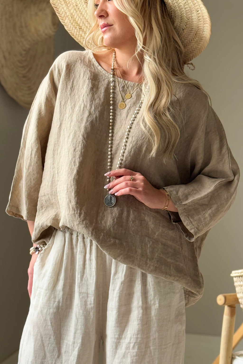 Edell pellavapaita, cashmere – BYPIAS