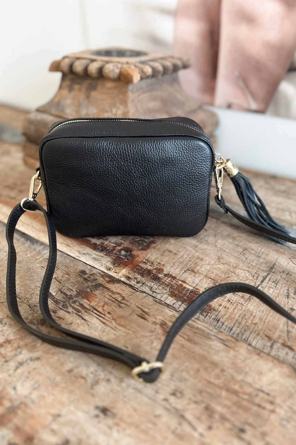 Jemma crossbody bag, black – BYPIAS