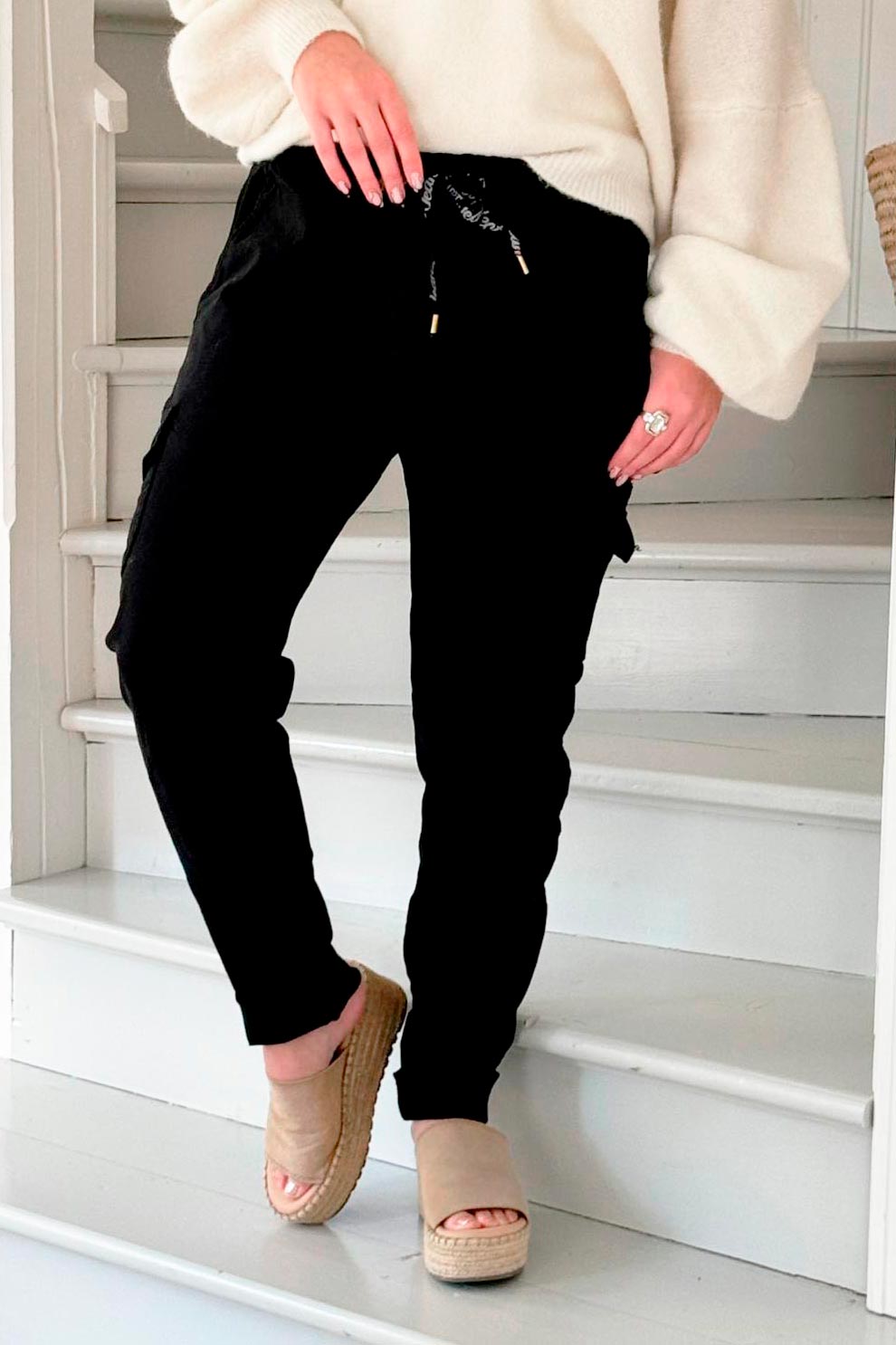 Star joggerit, musta – BYPIAS