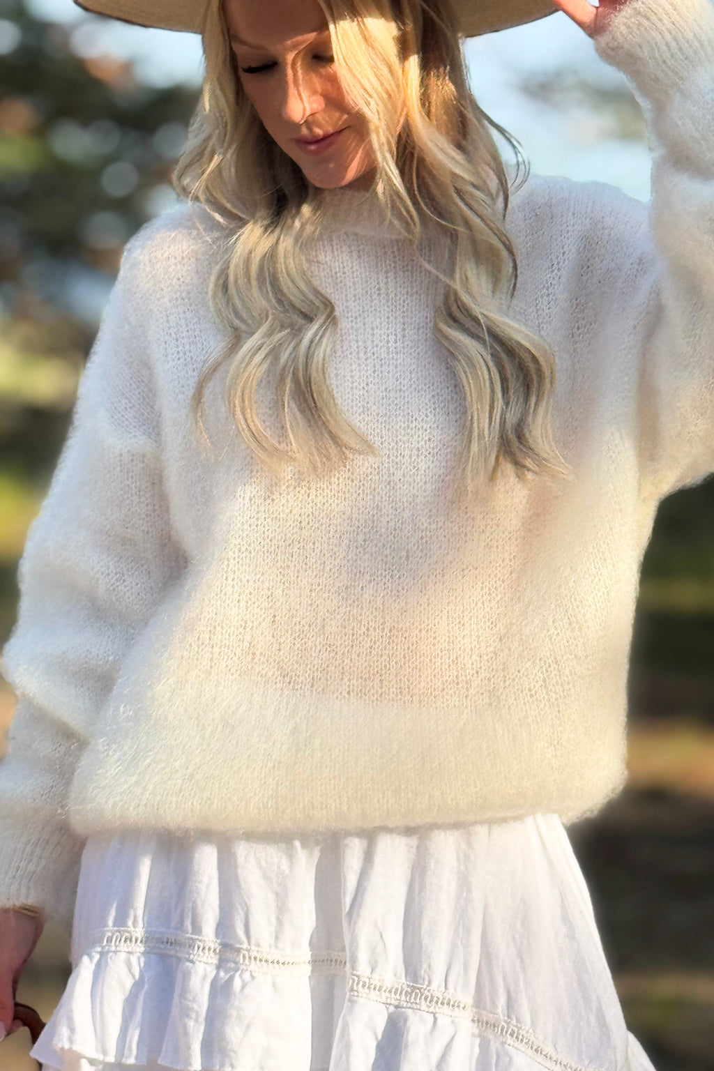 Warmness mohairneule, off white – BYPIAS